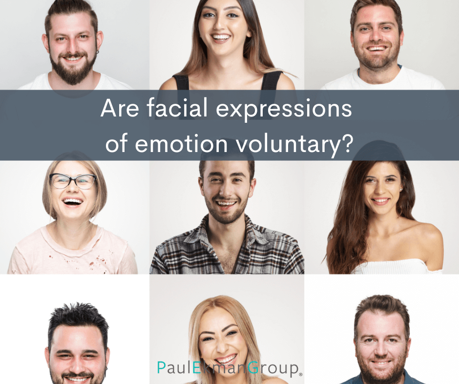 Are Facial Expressions of Emotion Voluntary or Involuntary? Are Facial Expressions of Emotion Voluntary or Involuntary?